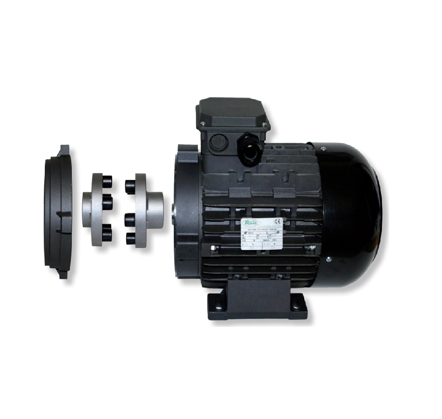 FlowJet | Ravel Electric Motors 4 HP Solid Shaft 240V 28mm Shaft